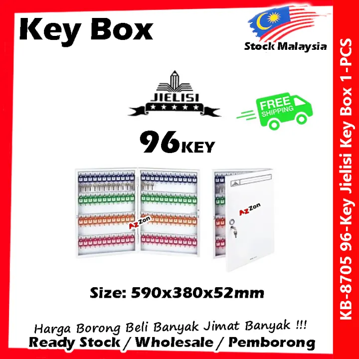JIELISI Key Box 96Key With KeyChains 96Key Holder Security Key Box #Jielisi #96Key #Key #Box ...