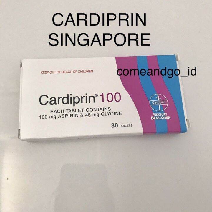 Cardiprin 100mg, 30 tabs ORI SINGAPORE | Lazada Indonesia