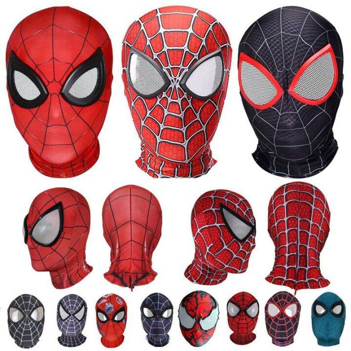 [COD] Multiple styles Spider-man Spider Man Miles Morales Elastic Mask ...