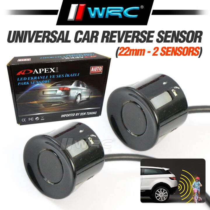 Car Parking Reverse Sensor 2 Eyes (Black) (22mm) | Lazada