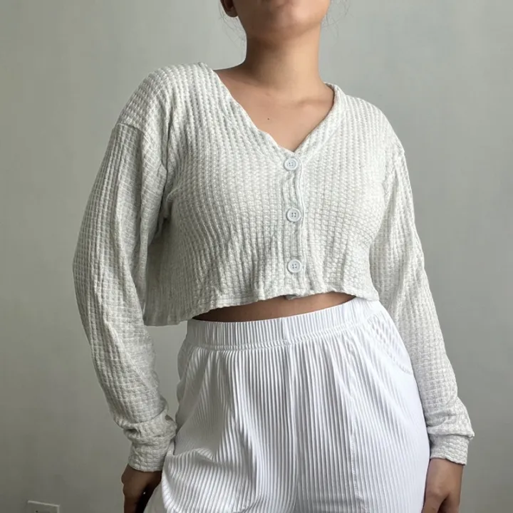 Cropped Cardigan (PLUS SIZE AVAILABLE ) | Lazada PH