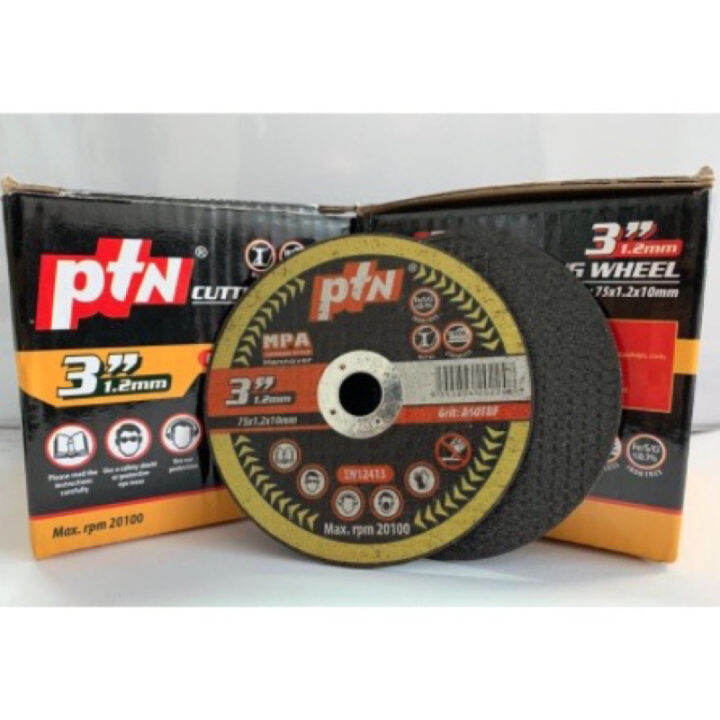 PTN 3" CUTTING DISC FOR CUTTING METAL AND STAINLESS STEEL / PEMOTONG ...