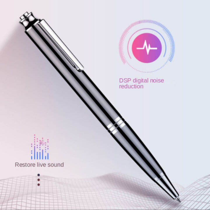 NEW Digital Voice Recorder Pen HD noise reduction USB MP3 player Audio ...
