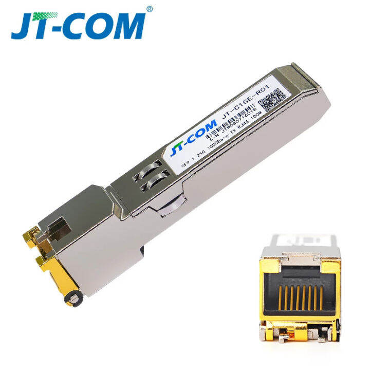 JT-COM 100M RJ45 Copper SFP Transceiver Module 100MBase Tx Ethernet ...