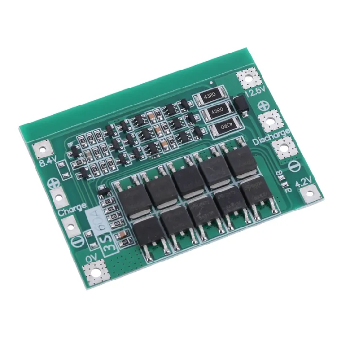 3S 60A Bms Board Lithium Li-Ion 18650 Battery Protection Board With ...