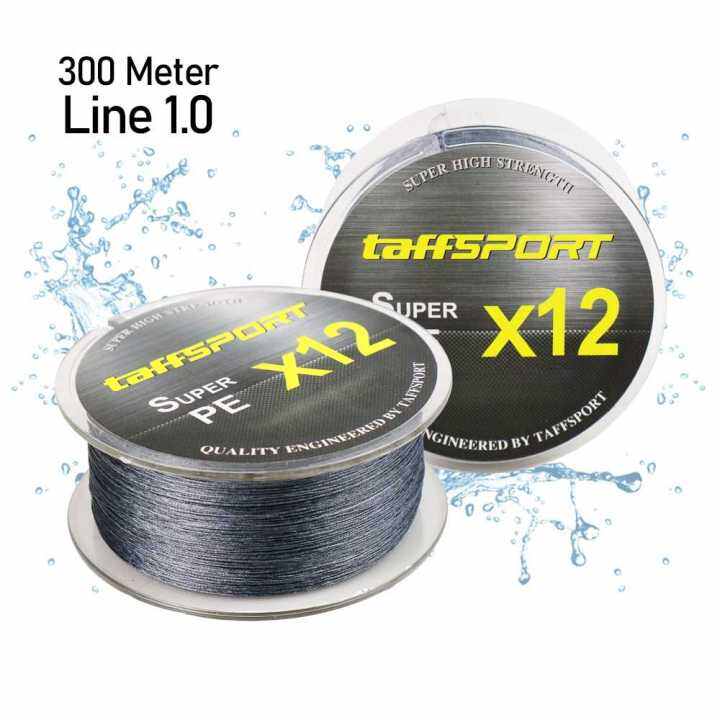 Senar Pancing Super PE X12 Braided 300 Meter Senar Benang Tali Pancing ...