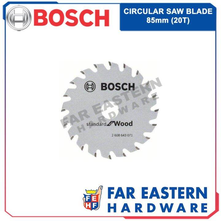 ♥BOSCH Circular Saw Blade 85mm (20T) Standard for Wood #071 RBAC ...