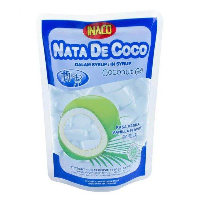 Inaco Nata De Coco Vanila 360gr | Lazada Indonesia