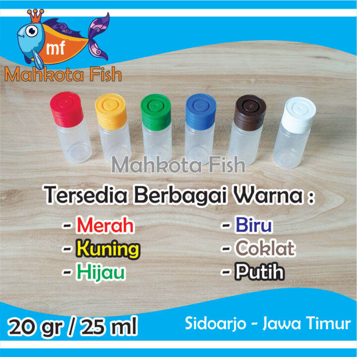 Botol Plastik 25 ml | Botol Repack 20 gram | Botol Kemasan | Lazada ...