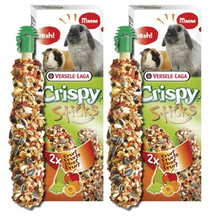 Versele Laga Rabbits Guinea Pigs Crispy Fruit Stick 110g (2 boxes) ขนม ...