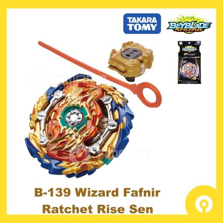 Original Takara Tomy Beyblade B139 Wizard Fafnir Ratchet Rise Sen | Lazada