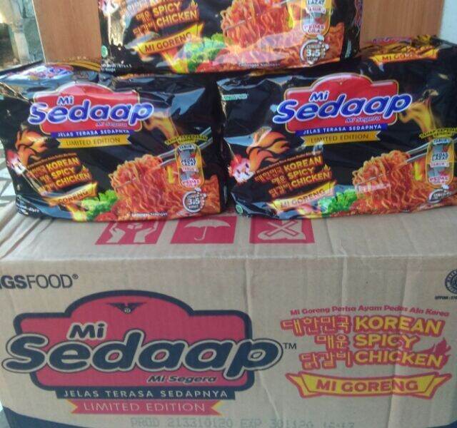 mi sedap korean spicy chicken 5x8 pack ctn | Lazada