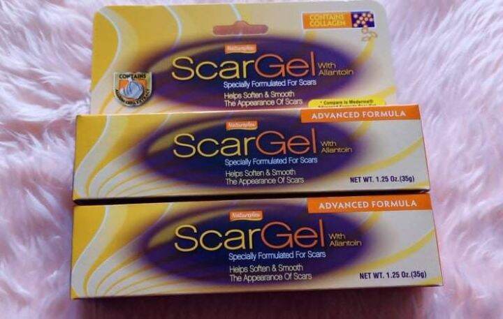 Natureplex SCAR GEL ADVANCED FORMULA- allantoin cream contains collagen 35g | Lazada PH