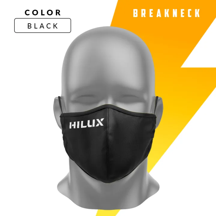 Toyota Hilux Black Face Mask Reusable Washable Neoprene BREAKNECK ...