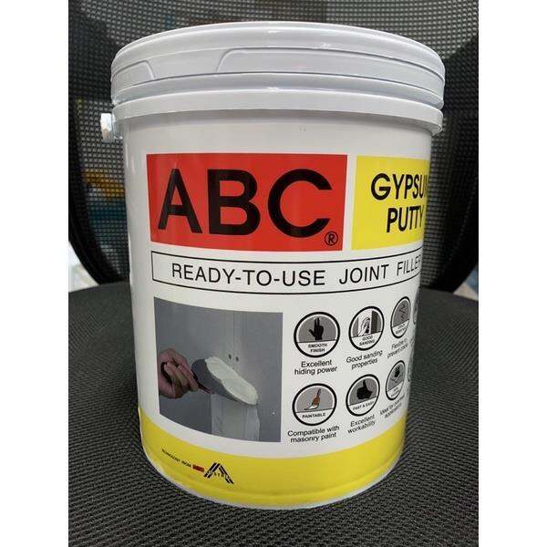 ( ORIGINAL)ABC Gypsum putty 5kg gallon size wall | Lazada PH