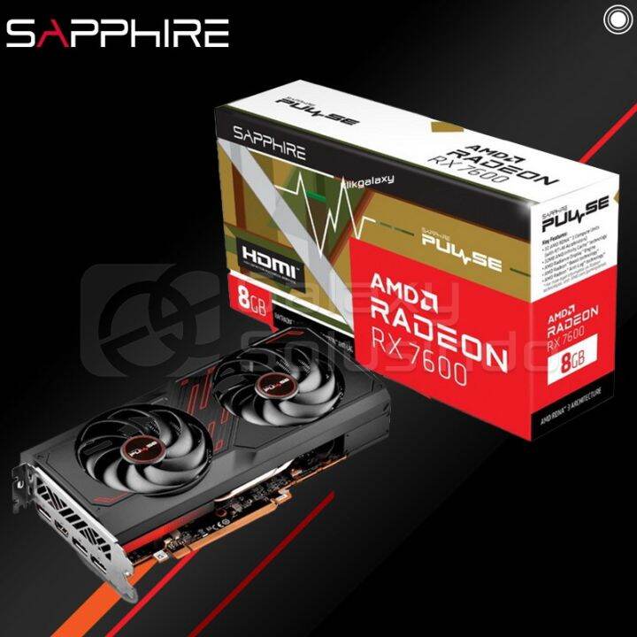 SAPPHIRE PULSE Radeon RX 7600 8GB OC GDDR6 - RX7600 DDR6 | Lazada Indonesia