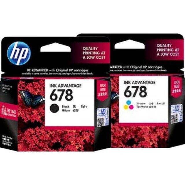 HP 678 Original Ink Cartridge Black / Tri-Color | Lazada