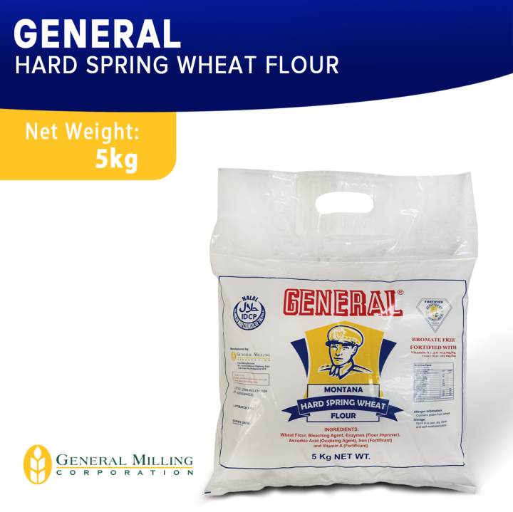 General Montana Hard Spring Wheat Flour 5kg | Lazada PH