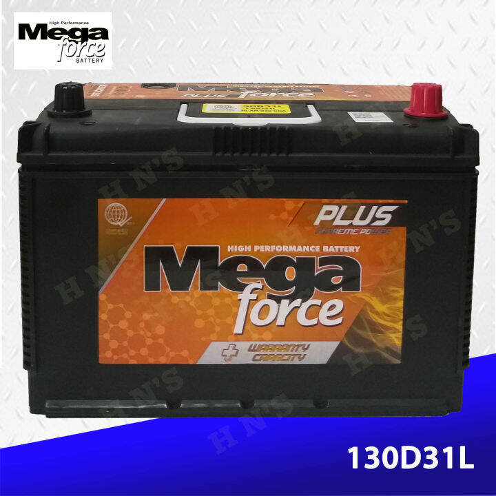 Mega Force Plus 3SMF 130D31L (130ah) Premium Maintenance Free ...