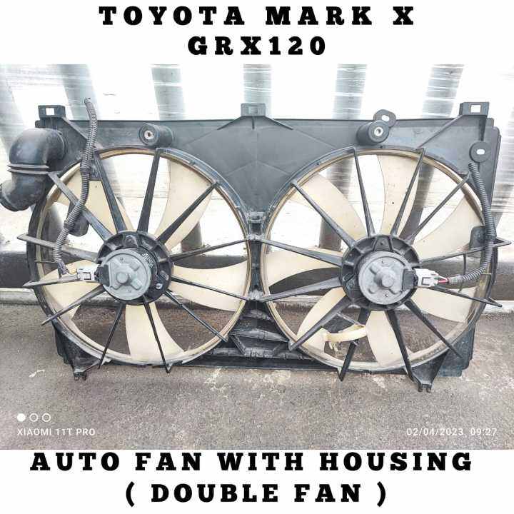 🇯🇵🇯🇵 Toyota Mark X GRX120 Radiator Fan With Housing / Auto Fan With ...