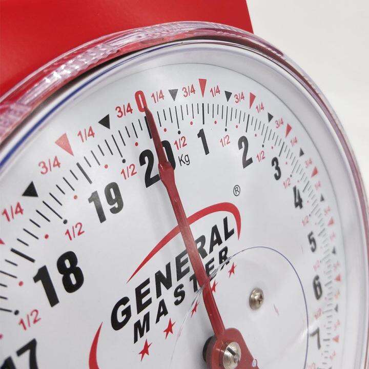 GENERAL MASTER WEIGHING SCALE 20KG FOOD MEAT WEIGHING KITCHEN SCALE ...