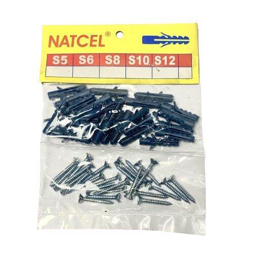 Paket FISHER S-6 dan BAUT SEKRUP panjang 2.5 cm mengunakan Mata Bor Tembok Beton 6 mm | Lazada ...