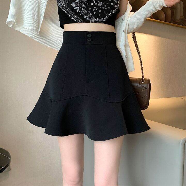 Women's High Waist Short Skirt Slim A-line Skirt | Lazada