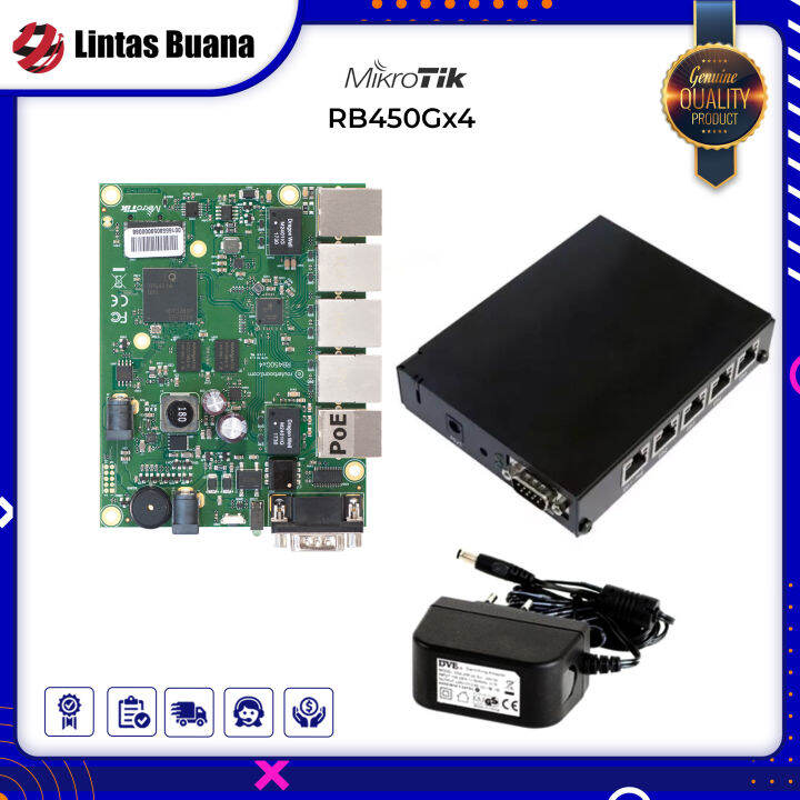Mikrotik RB450Gx4 Router Indoor / RB 450GX4 / RB-450GX4 / rb450gx4 ...