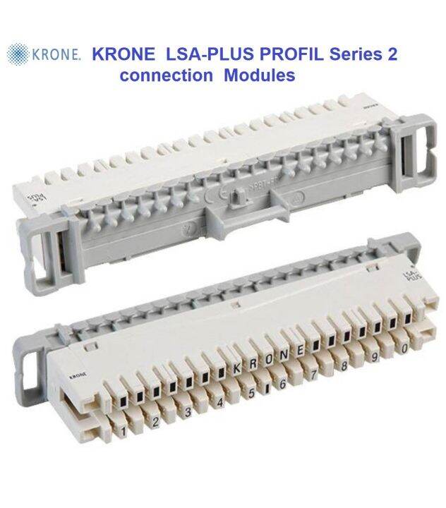 Krone connector module 10 Pairs คอนเน็คเตอร์โครเน่ของแท้ เทอร์มินอล ...