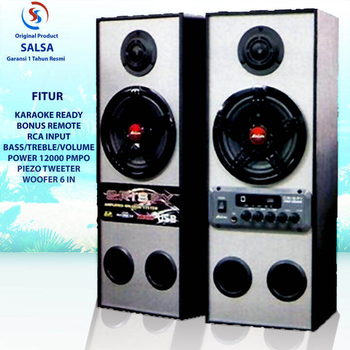 SPEAKER ACTIVE SALSA CRISPY-2 ROADMASTER GARANSI RESMI | Lazada Indonesia