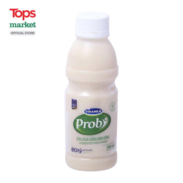 Sữa Chua Uống Men Sống Vinamilk Probi 400Ml - Siêu Thị Tops Market ...