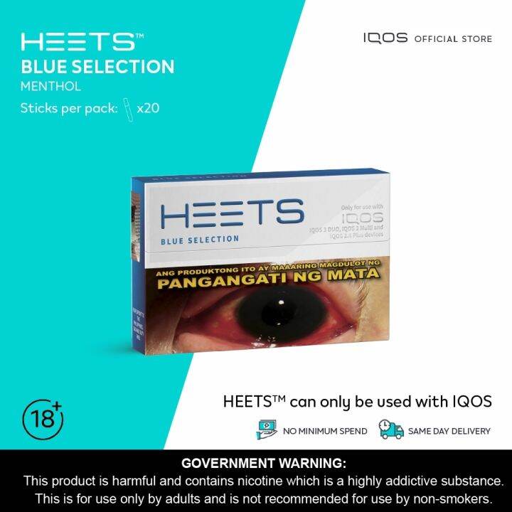 VAPE IQOS HEETS Blue Selection E-Cigarette Vape Alternative | Lazada PH