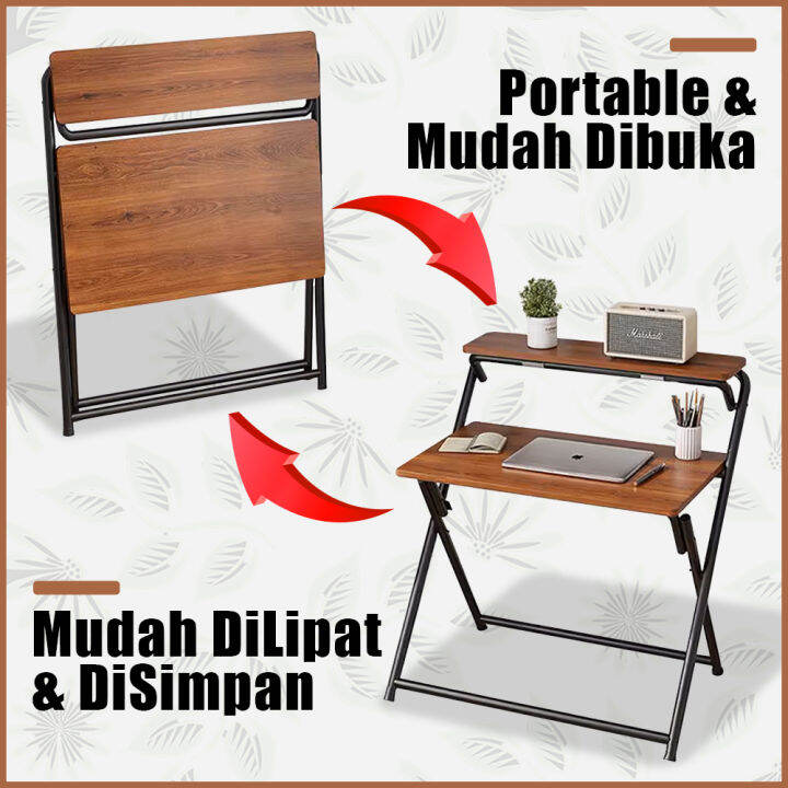 Meja Lipat Kayu Kreasi Rumah Dengan Desain Yang Modern Dan Minimalis ...
