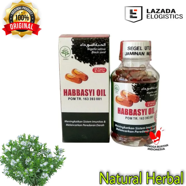 Habbasyi Oil 100 Kapsul // Kapsul Minyak Jinten Hitam HNU Niaga Utama ...