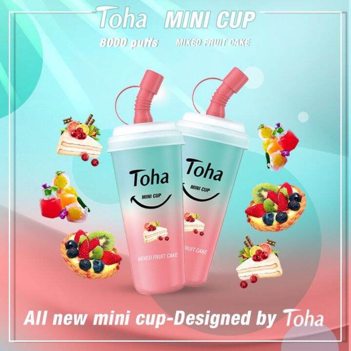 Mixed Fruit Cake Toha Mini Cup 8000 Powder Puff Charging | Lazada PH