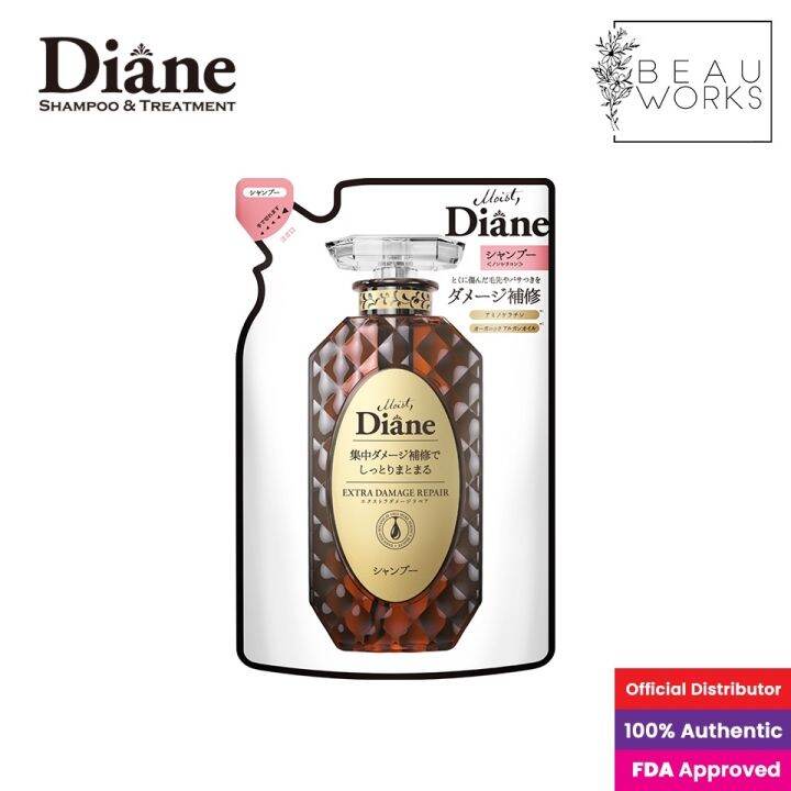Moist Diane Extra Damage Repair Shampoo - Refill (330 ML) | Lazada PH
