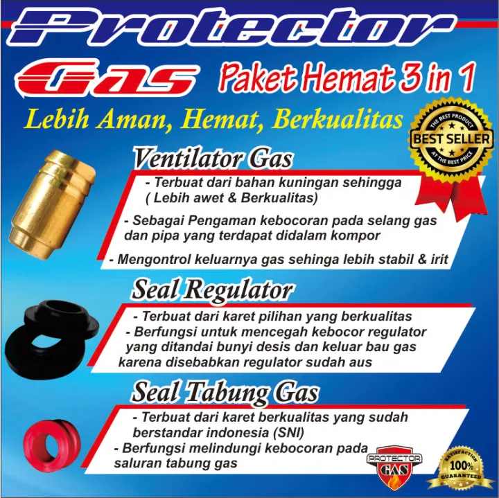 CCOD..Ventilator Gas & Pengaman Gas Bocor Pada Selang & Seal Regulator ...
