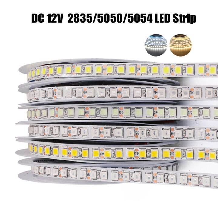 5m LED Strip 2835 5050 5054 120 240leds/m DC12V Flexible Rope Ribbon ...