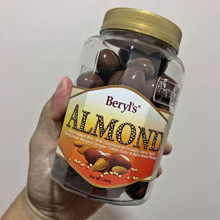 Beryl's Almond Coated with Milk Chocolate & Crunchy Biscuit Balls 380G ...