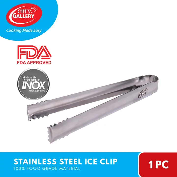 Chef's Gallery Inox Stainless Steel Ice Clip 100% Food Grade Material ...
