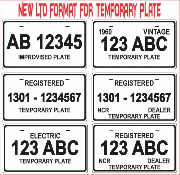 Land Transportation Office New Motorcycle Plate Number, 59% OFF
