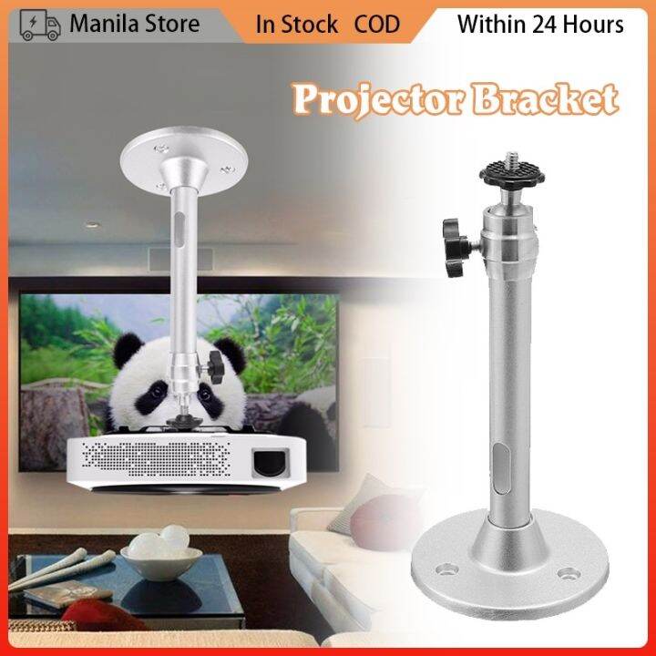 Authentic ♤ Adjustable Ceiling Projector Bracket Wall Stand 6mm Thread ...