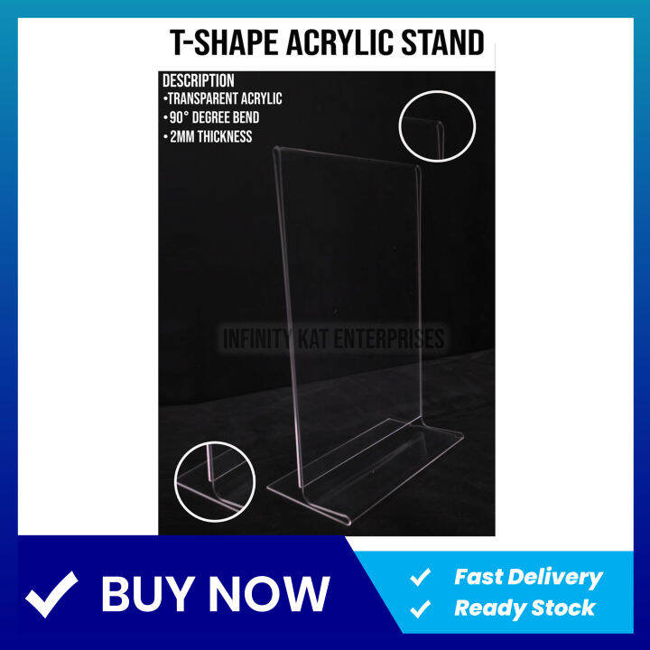 Acrylic Double Sided Menu Holder Display Stand | Lazada PH