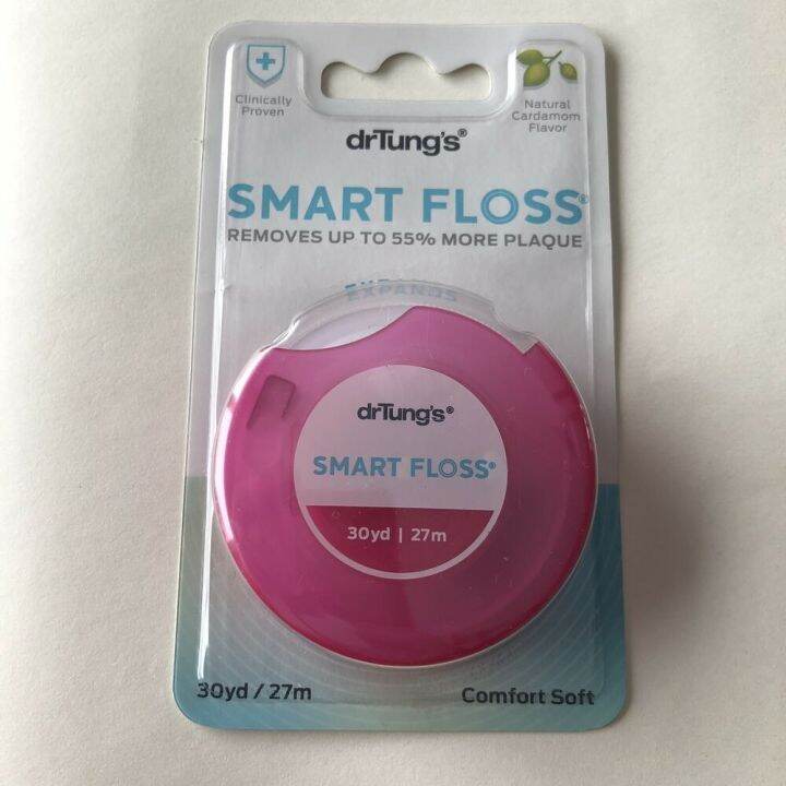 [PRE-ORDER] SMART FLOSS NATURAL CARDAMOM FLAVOR BY DR. TUNG'S 30YD (27 ...