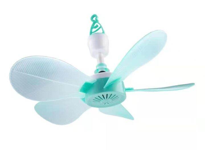 ZH Mini Ceiling Fan 5 blades Portable Ceiling fan Wall Fan Portable ...