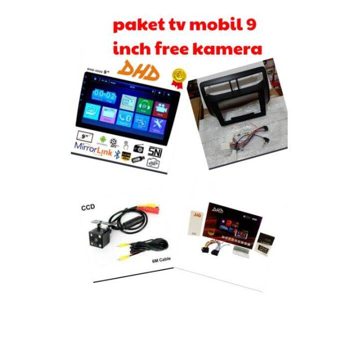 double din head unit 9 + frame mobil all new rush 2018 | Lazada Indonesia