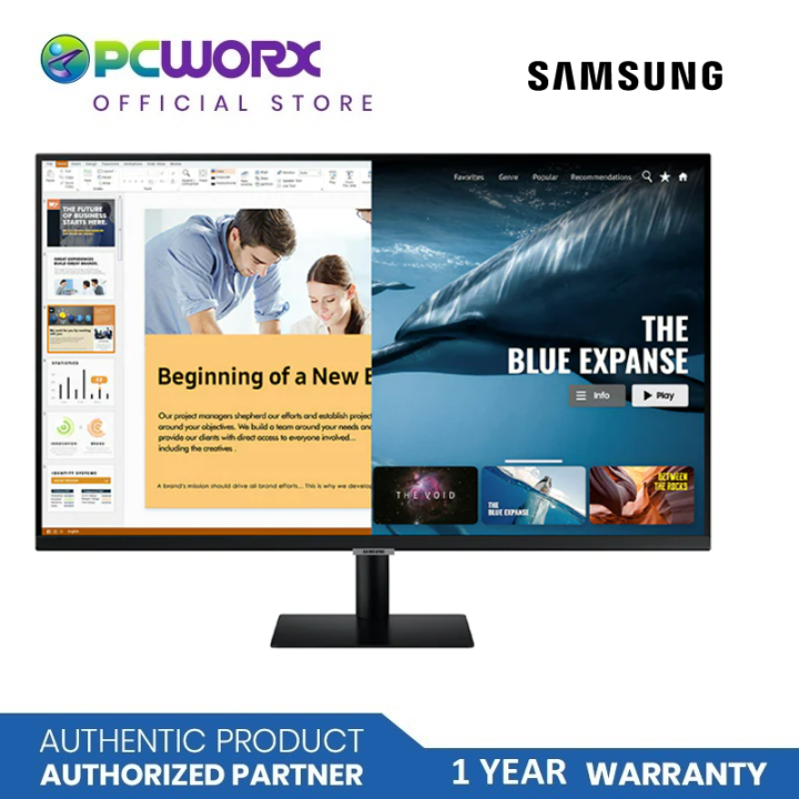 Samsung LS32BM500EEXXP 32" Inch VA FHD 60Hz Smart Monitor | Samsung 32 ...