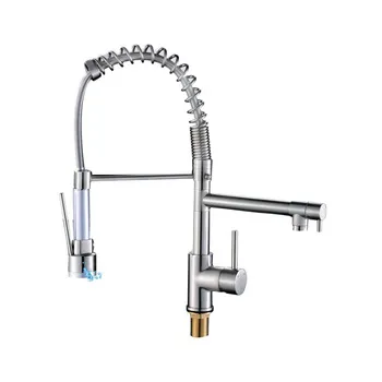 Industrial Align One-Handle Pre-Rinse Spring Pulldown Kitchen Faucet ...