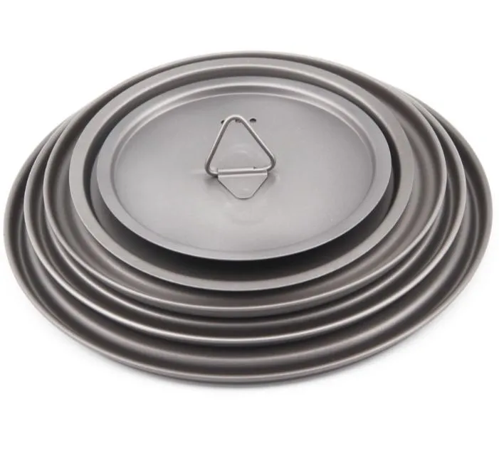 [7 Sizes] Universal Titanium Cup Lid, Titanium Camping Pot Lid, Mug Lid ...