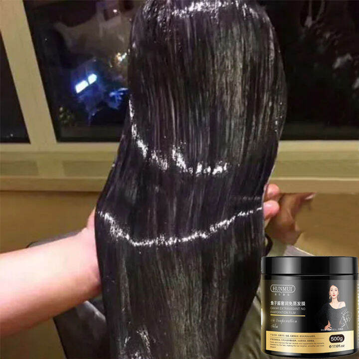 krim lurus rambut Keratin Hair Mask conditioner rambut hair repair Hair ...